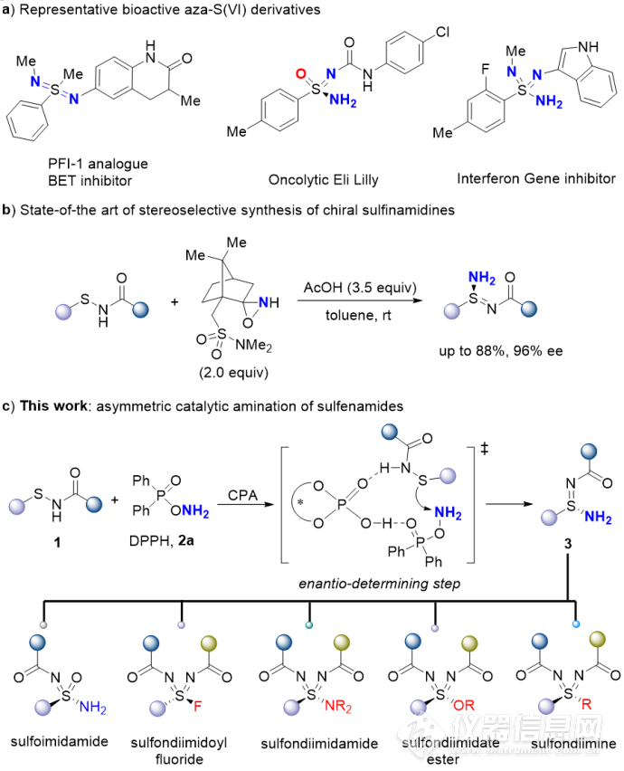 【Angew. Chem.】南昌大学熊小东团队：手性磷酸催化次磺酰胺的不对称胺化_仪器信息网社区